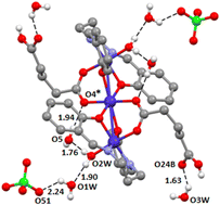 Formation of H-bonding networks in the solid state structure of a trinuclear cobalt(iii/ii/iii ...