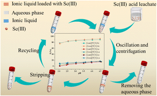 A green extraction process for the selective recovery of Sc(iii) based ...