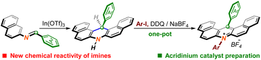 In(OTf)3-catalyzed reorganization/cycloaddition of two imine units and ...