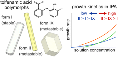 Do metastable polymorphs always grow faster? Measuring and comparing growth kinetics of three ...