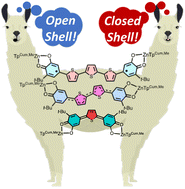 Variation from closed-shell to open shell electronic structures in ...
