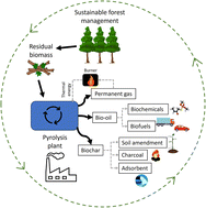 Valorisation of residual biomass by pyrolysis: influence of process conditions on products ...
