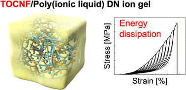 Toughening of poly(ionic liquid)-based ion gels with cellulose ...