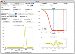 A user-friendly graphical user interface for dynamic light scattering ...