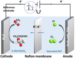 Remodelling the chlor-alkali electrolysis process to co-generate useful ...
