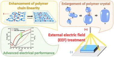 External electric field treatment for improving the morphology and ...
