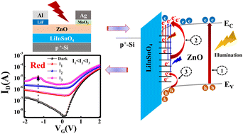 Enhanced sub-band gap photosensitivity by an asymmetric source–drain ...