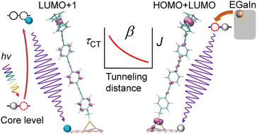 Resolving charge transfer mechanisms in molecular tunnel junctions ...