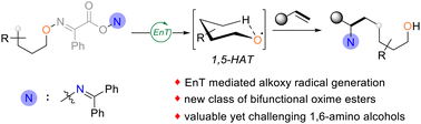 EnT mediated alkoxy radical generation: the construction of 1,6-amino ...