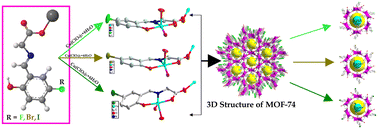 Construction of MOF-74 analogues through pre-installation of functional ...
