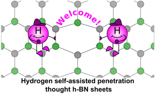 Exploring h-BN as a hydrogen conductor and depository - Physical ...