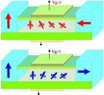 Gated spin manipulation in a bipolar Rashba semiconductor: a Janus ...
