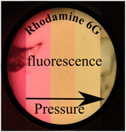 Fluorescence and absorption of rhodamine 6G solutions as pressure ...