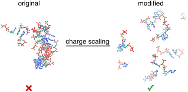 Development of a force field for ATP – how charge scaling controls self ...
