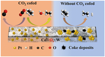 A stable Pt modified cobalt tungstate catalyst for CO2-assisted ...