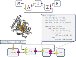 Navigating the Maize: cyclic and conditional computational graphs for molecular simulation ...