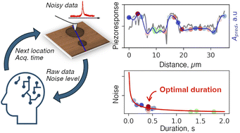 Measurements with noise: Bayesian optimization for co-optimizing noise and property discovery in ...