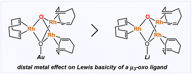 Effect of distal metal species on lewis basicity of a μ3-oxo ligand in ...
