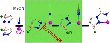 Cu(ii)-mediated tautomerization for the pyrazole-nitrile coupling ...
