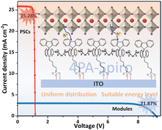 A spiro-type self-assembled hole transporting monolayer for highly efficient and stable inverted ...