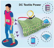 A wearable DC tribovoltaic power textile woven by P/N-type organic ...