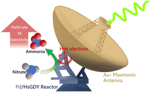 Nitrate-to-ammonia conversion with a plasmonic antenna–reactor catalyst ...