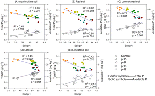 Soil acidification alters C : N : P stoichiometry in the soil due to higher acid sensitivity of ...