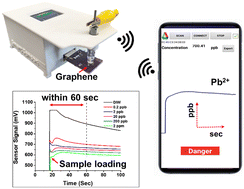 A portable and reusable sensor system based on graphene for real-time ...