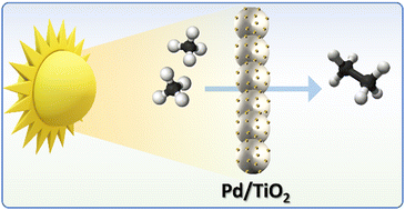 High photocatalytic yield in the non-oxidative coupling of methane ...