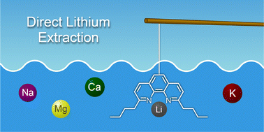 Selective extraction of lithium over alkali and alkaline earth ions by ...