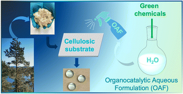 Organocatalytic aqueous formulations: green organocatalytic ...
