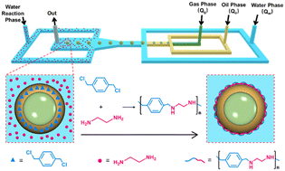 Microfluidic fabrication of monodisperse microcapsules with gas cores ...