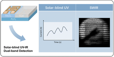 An ultra-violet and infrared dual-band photodetector using a Ga2O3 thin ...