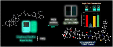 Functionalized Schiff-base containing phenothiazine and cholic acid as a paper-based ...