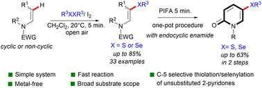 I2 or I2/PIFA one-pot induced system for rapid synthesis of ...