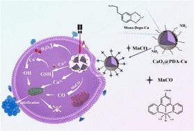 A multifunctional nanoplatform combining self-supplied H2O2 production ...