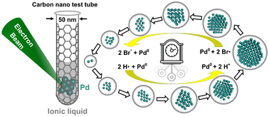 A nanoscale chemical oscillator: reversible formation of palladium ...
