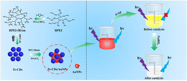 A temperature-sensitive and fluorescent Tr-CD/AuNP-based catalyst for ...