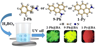Aromatic ring compounds with different conjugation degrees in a boronic ...