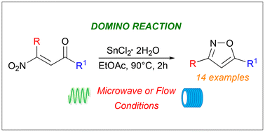 Synthesis of 3,5-disubstituted isoxazoles by domino reductive Nef ...
