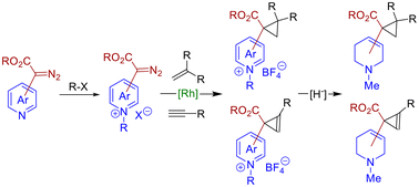 α-(N-Alkyl-N-heteroarenium)-α-diazoacetates: synthesis and reactivity ...