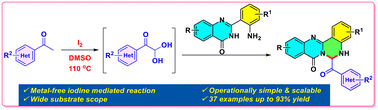 Iodine-promoted sequential C(sp3)–H oxidation and cyclization of aryl ...