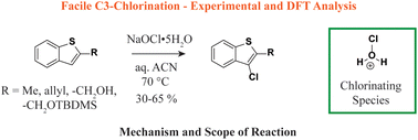 C3-Chlorination of C2-substituted benzo[b]thiophene derivatives in the ...
