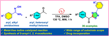 I2-catalyzed tandem sp3 C–H oxidation and annulation of aryl methyl ...
