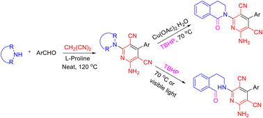 l-Proline catalyzed multi-component synthesis of N-pyridyl ...