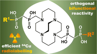 Cross-bridged cyclam derivatives with bis(phosphinate) and phosphinate ...