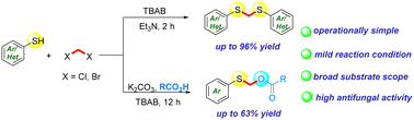 Synthesis of dithioacetals via nucleophilic substitution and their ...