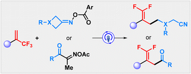 Assembly of functionalized gem-difluoroalkenes via photocatalytic ...