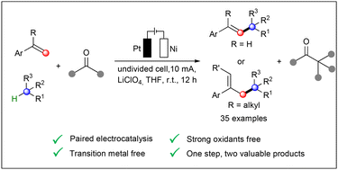 Paired electrocatalysis enabled oxidative coupling of styrenes with ...