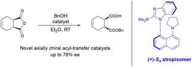 Axially chiral dimethylaminobenzimidazoles and their preliminary ...